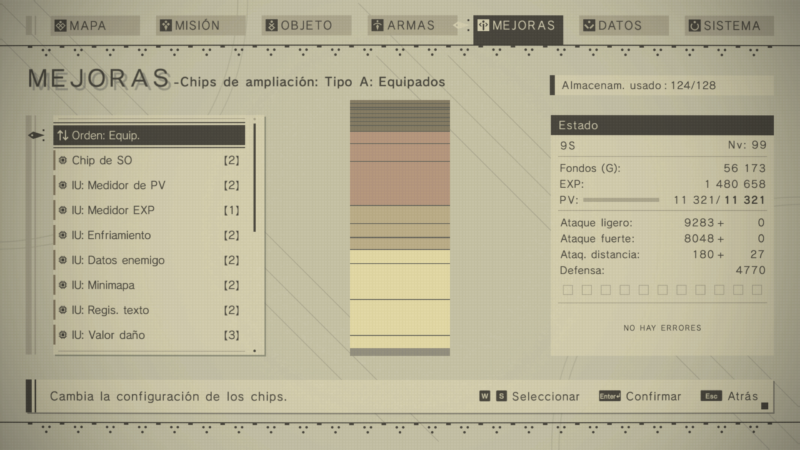 Nier Automata los mejores Chips y como instalarlos - Fotopixel